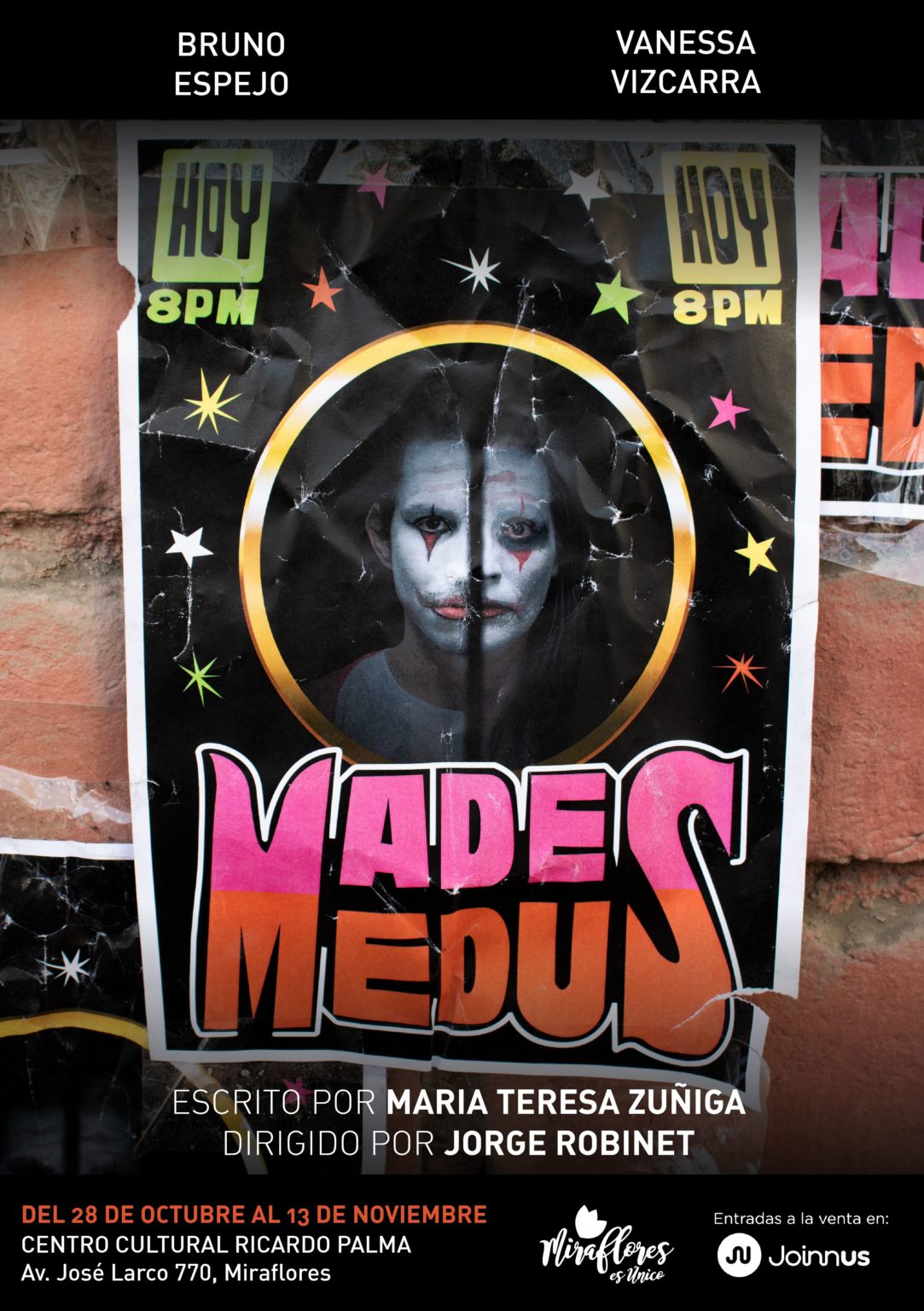 "Mades Medus", reconocida obra de teatro, se presentará en nueve funciones