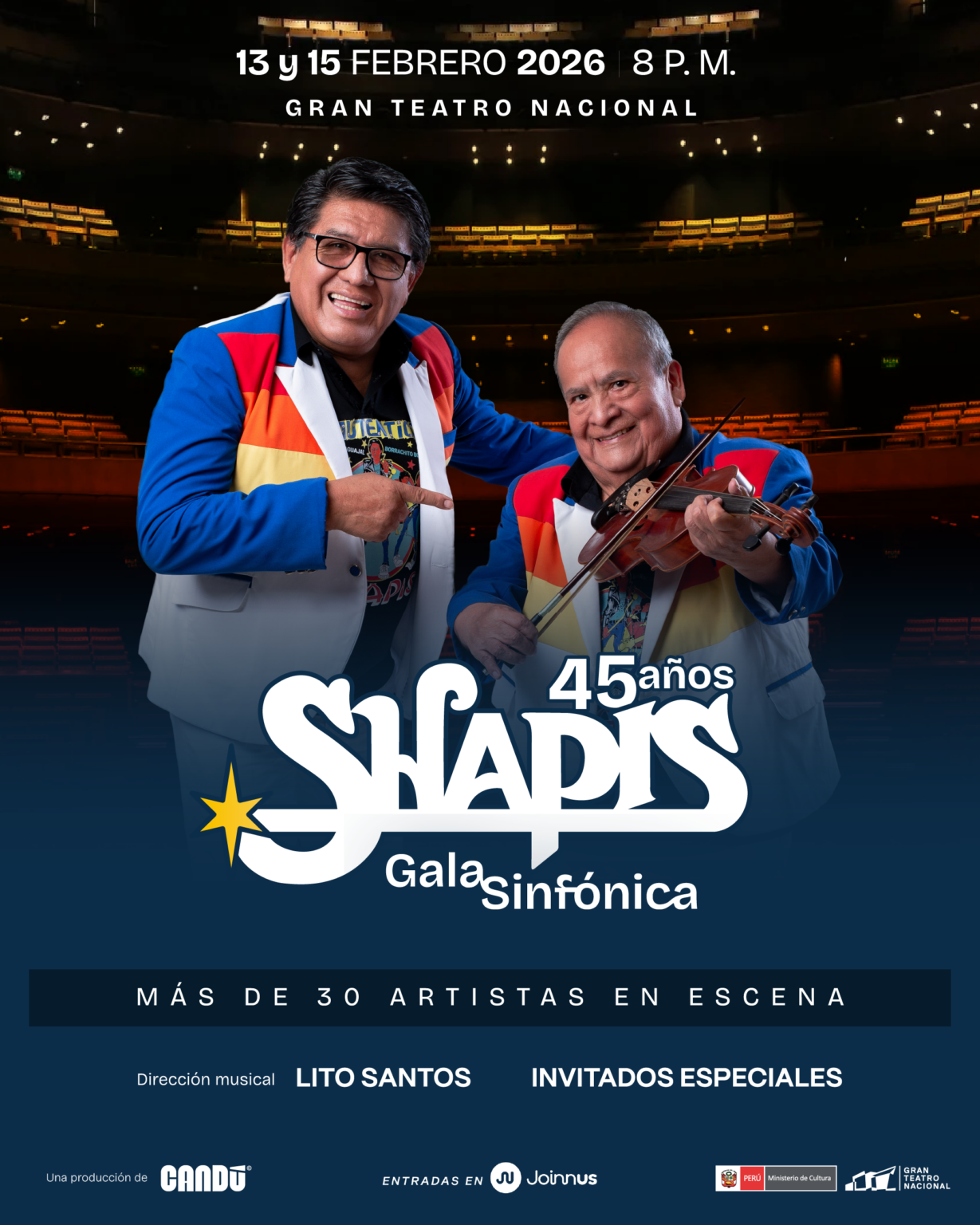 Los Shapis inician la celebración de sus 45 años con una gala sinfónica ...